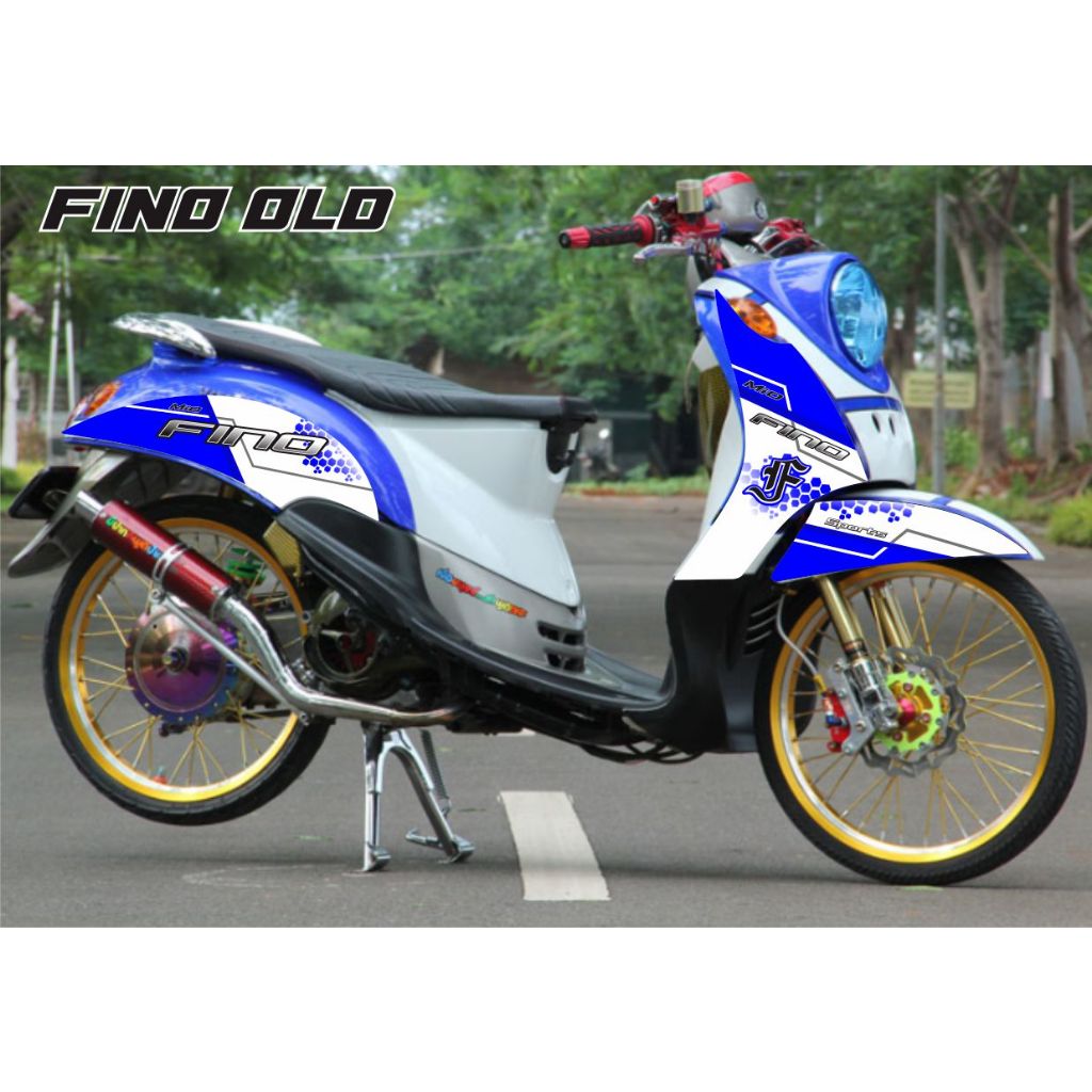 MIO FINO OLD CARBU MOTORCYCLE VARIATION STICKERS FINO STICKER CARBUE ...