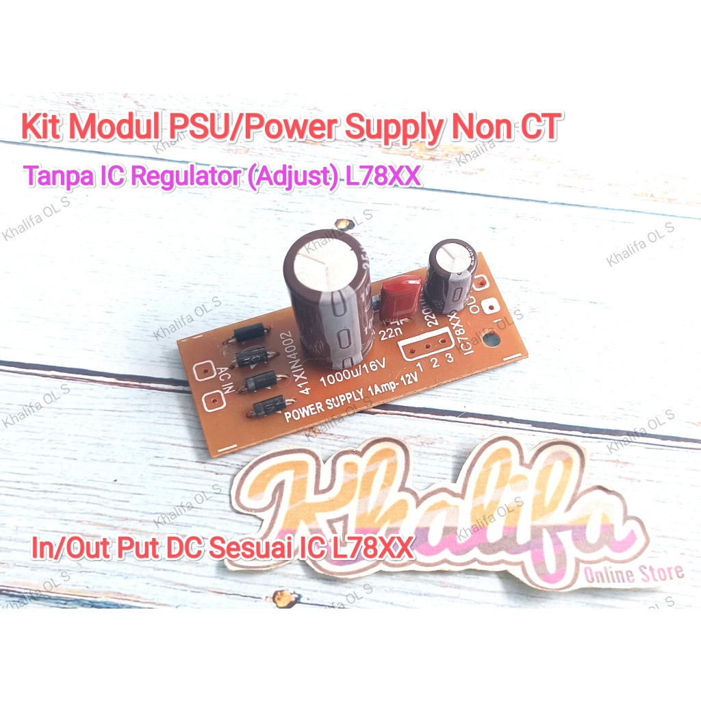ชุดโมดูลวงจรเรียงกระแสแรงดันไฟฟ้า Pcb PSU DC 0 5V 9V 12V 15V 24V IC ...