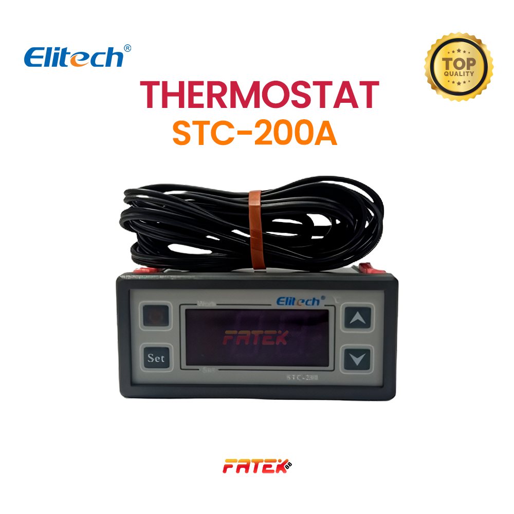 เทอร์โมสตัท STC-200A | เครื่องควบคุมอุณหภูมิดิจิตอล STC200 A | Elitec COOL STORAGE เครื่องควบคุม ...
