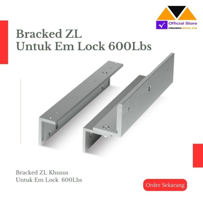 Zl Electro Magnetic Lock Bracket 600 ปอนด ์ EM Lock Bracket 600 ปอนด ์ | Shopee Thailand
