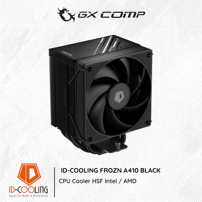 Id-cooling FROZN A410 สีดํา | พัดลมระบายความร้อน Cpu HSF Intel AMD ...