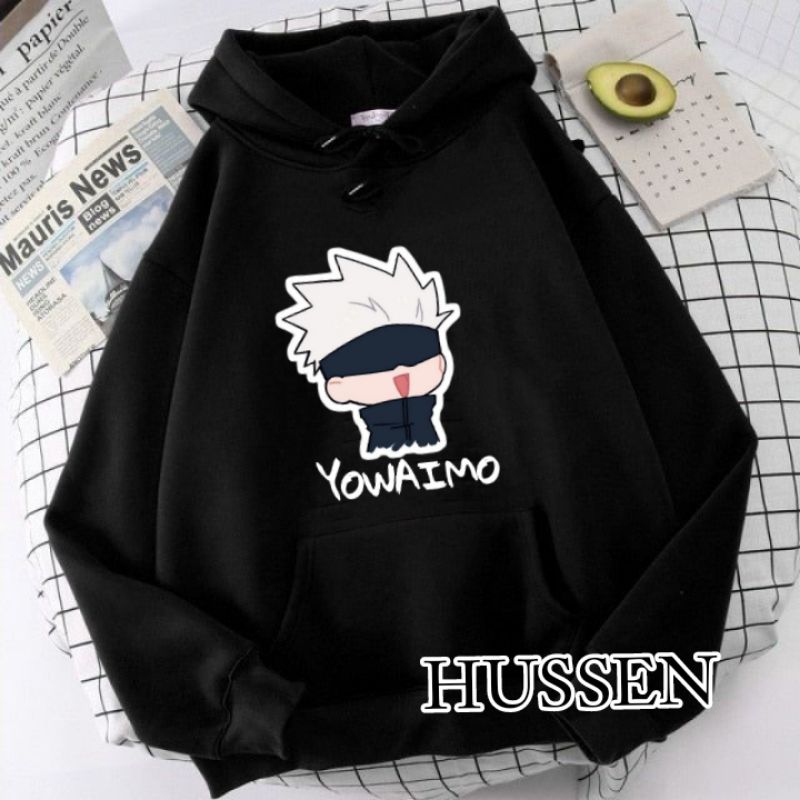 Gojo YOWAIMO เสื้อกันหนาวมีฮู้ด ลายการ์ตูนอนิเมะ สําหรับเด็กอายุ 2-12 ...