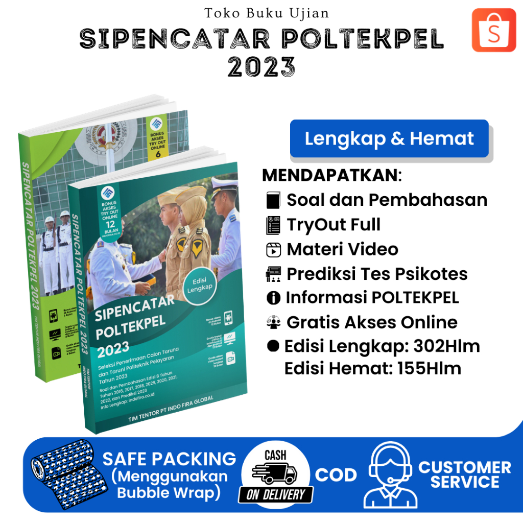 Sipencatar POLTEKPEL Book 2024 (ฉบับสมบูรณ์ & รุ่นประหยัด) คําถามและ ...