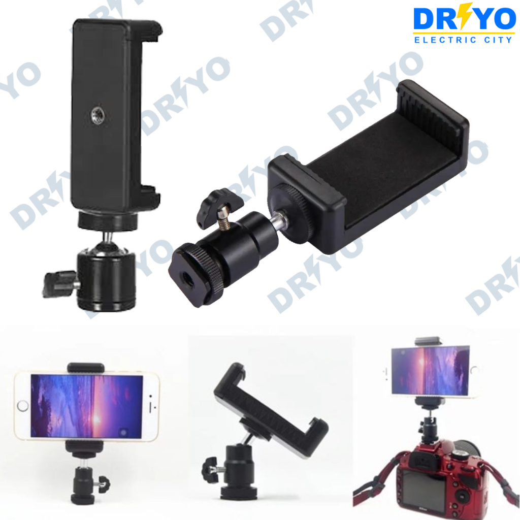 Ball Head 360 Holder BallHead Hot shoe ขาตั้งกล้องขนาดใหญ่หมุน Bolt 1/4 ...