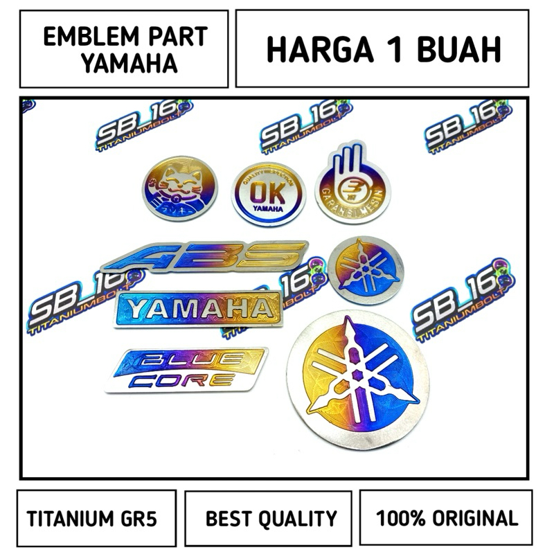 Yamaha TITANIUM EMBLEM | Shopee Thailand