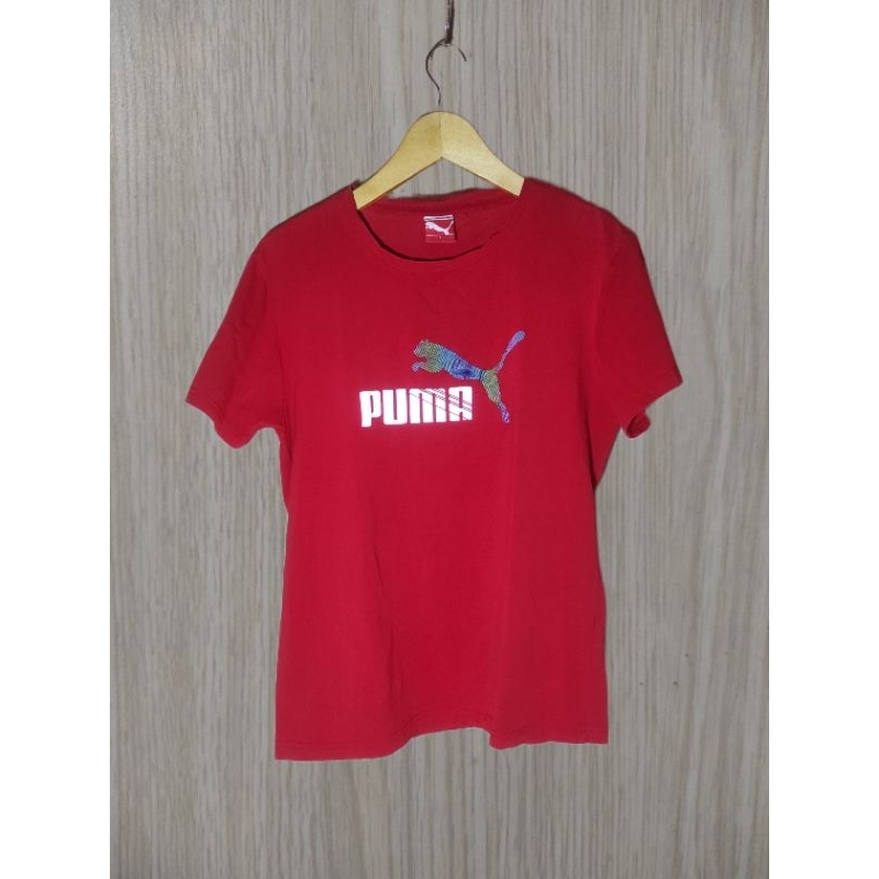 เสื้อยืดสะท้อนแสง Puma Big Logo | Shopee Thailand