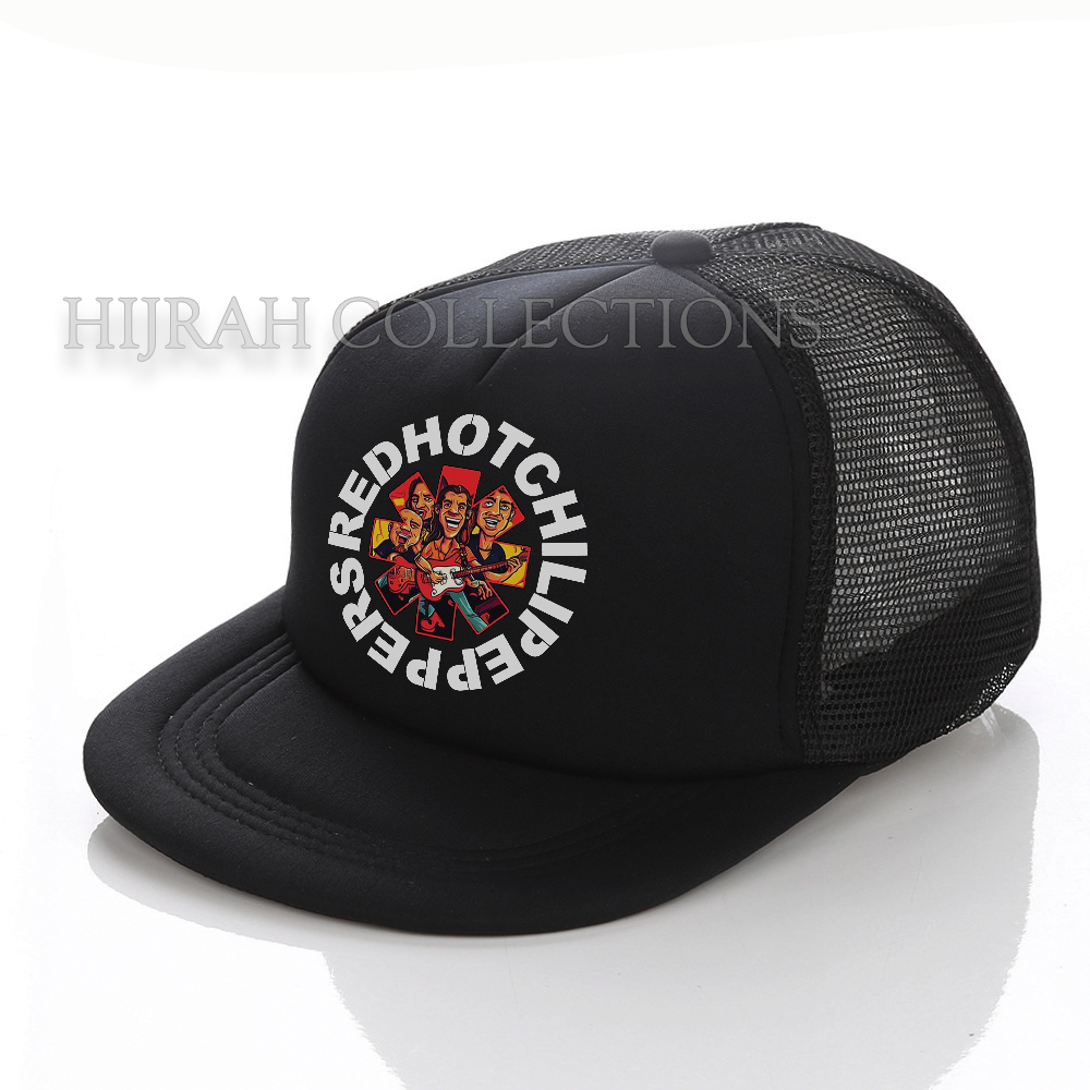 หมวกตาข่าย Snapback/แถบรถบรรทุก RHCP Red Hot Chilli Peppers Premium ...