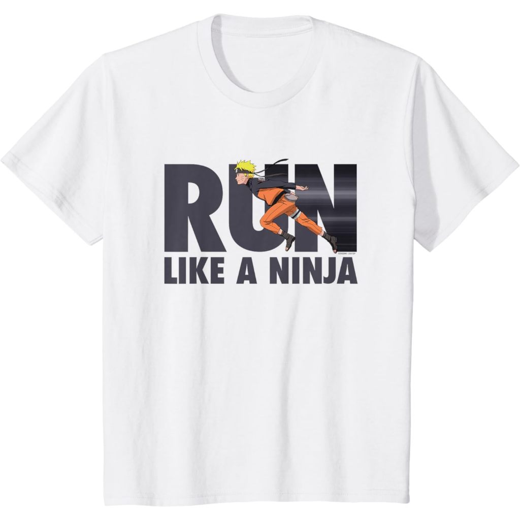 Naruto Shippuden Naruto Run Like A Ninja Premium Distro เสื้อยืดเด็ก ...