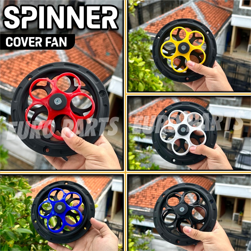 SPINNER MATIC ABS ฝาครอบเดิมป้องกันพัดลม EURO PART SPINNER VESPA SPRINT ...