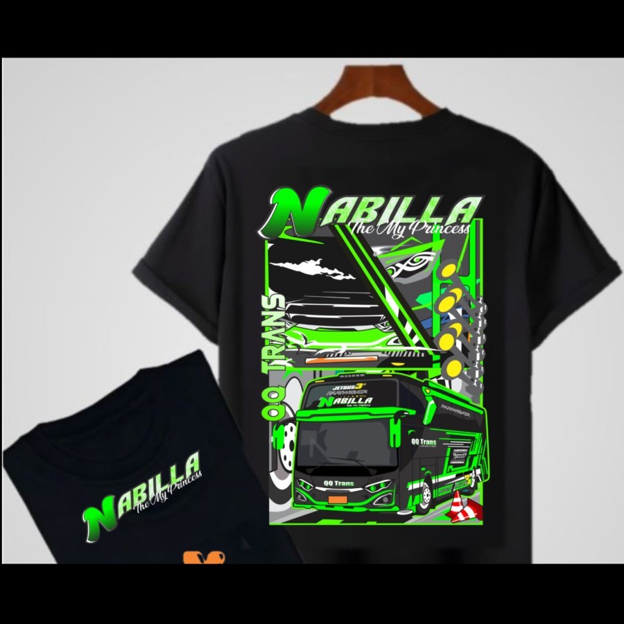 เสื้อยืด พิมพ์ลาย Nabila QQ TRANS BUS mania Bismania สําหรับเด็ก และ ...
