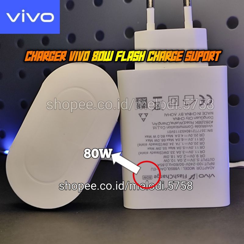 1 ชุด Vivo Type C 80W Flash ชาร์จ V30 V29 V29E V27 V27E V25 V25E V23 ...