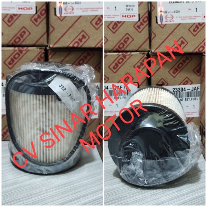 Hino DUTRO EURO 4 SOLAR ENGINE FILTER 23304-JAF70 ORIGINAL ELEMENT SET ...