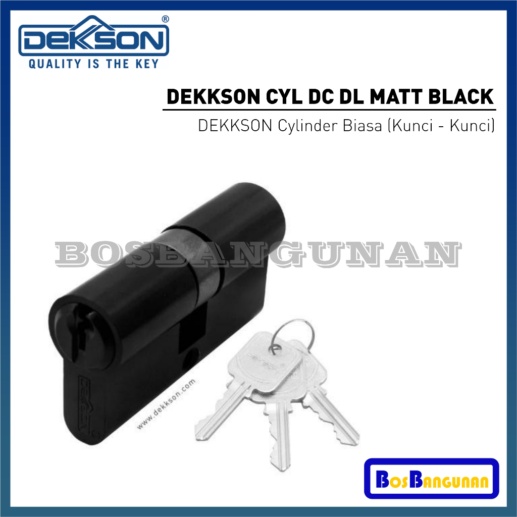 ล็อคกระบอก DEKKSON BLACK CYL DC DL BLACK / CYLINDER DEKKSON CYL DC DL ...