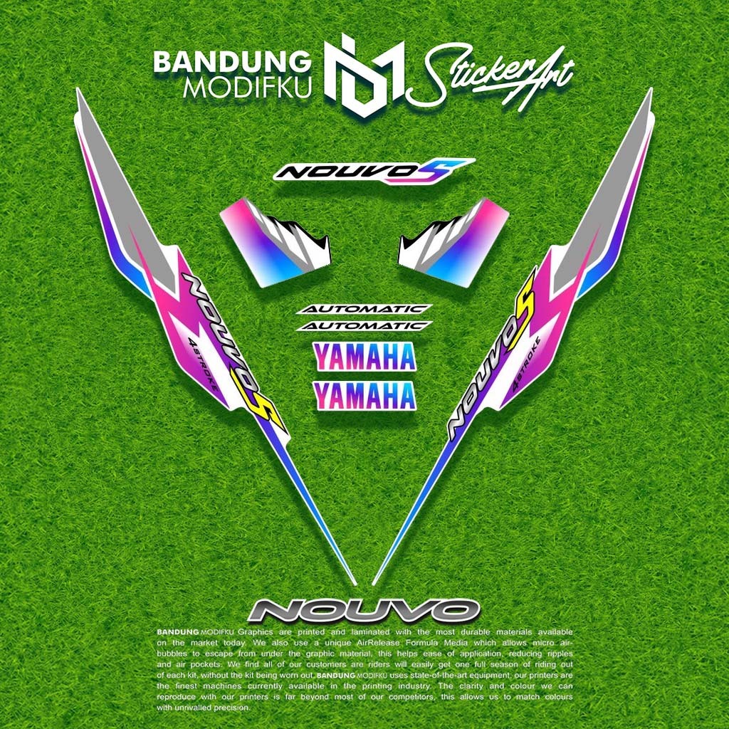 Striping NUOVO 115 MOTIF 1 NOUVO S / STICKER NOUVO Z / สติ๊กเกอร์ ...