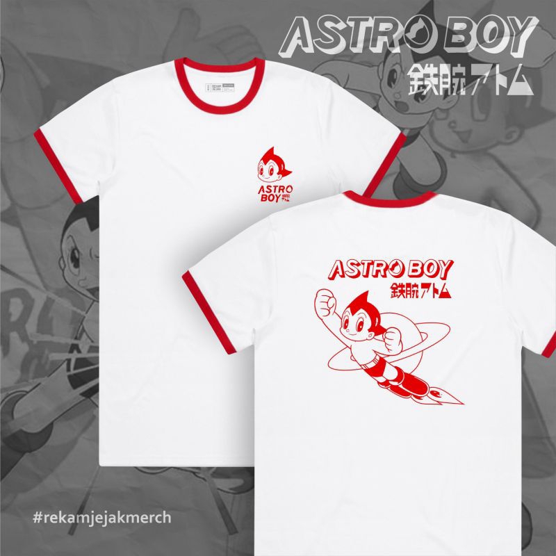 เสื้อยืด RINGER ASTRO BOY | เสื้อยืด ASTRO BOY สีขาว | RECORDING TOMERCH | Shopee Thailand