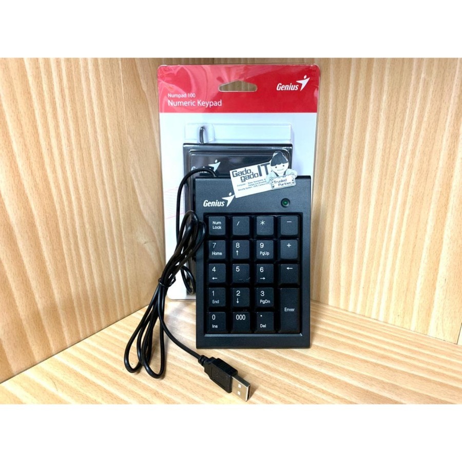 GENIUS Numpad 100 NUMERIC KEYPAD / คีย์บอร์ด NUMERIC PAD Usb แบบพกพา ...