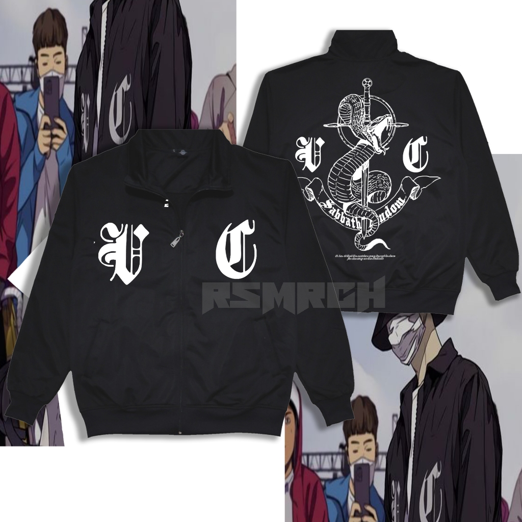 Hyuk Kwon White Wind Breaker Sabbath Manhwa Jacket | Shopee Thailand