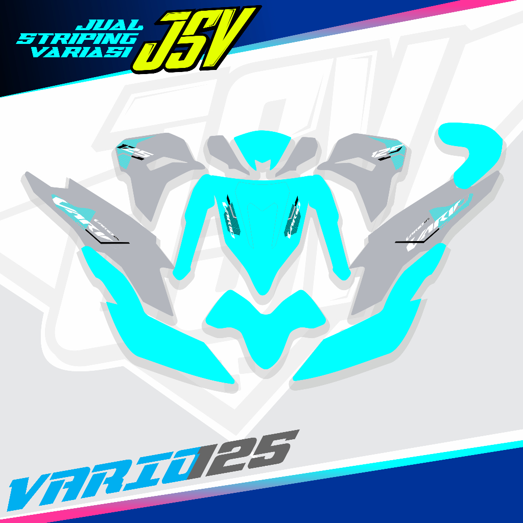 Honda Vario 125 Decal Full Body Sticker Vario Malaysia Edition | Shopee ...