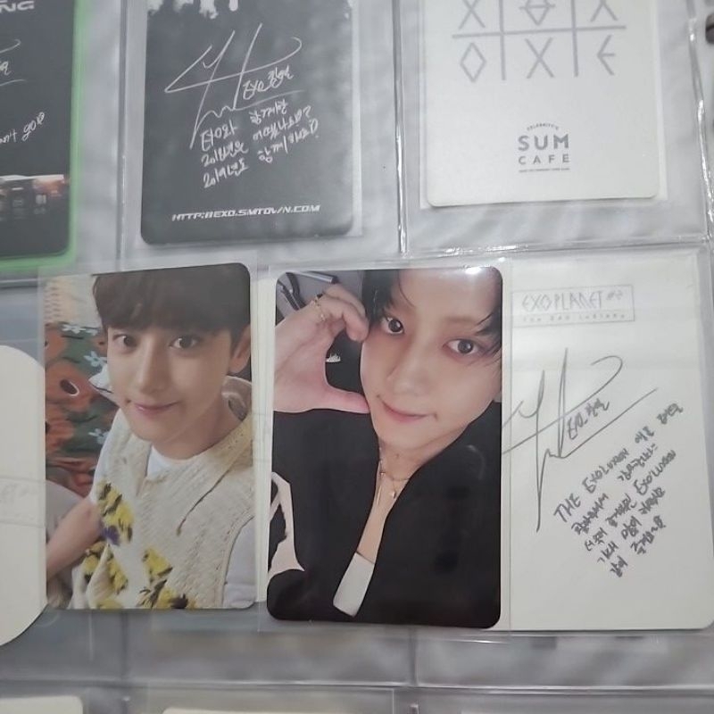 EXO chanyeol pcy set photocard อัลบั้ม exist pbe pbo pc อย่างเป็นทางการ ...