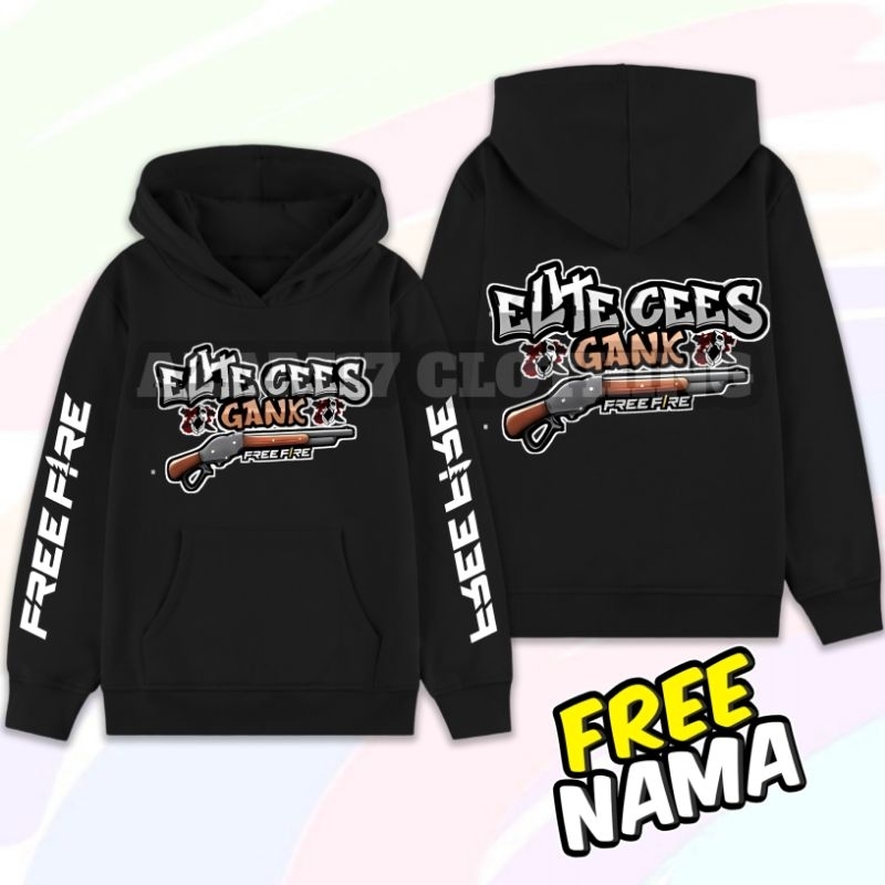 Hoodie แจ็คเก็ตเด็ก FF ELITE CEES GANK SG ไม้รุ่น/HOODIE SWETER เด็กฟรี ...