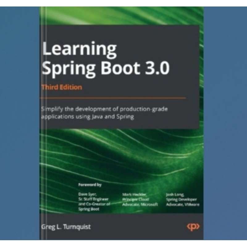 หนังสือ Learning Spring Boot 3.0: Simplifyการพัฒนาการใช้งานเกรดการผลิต ...