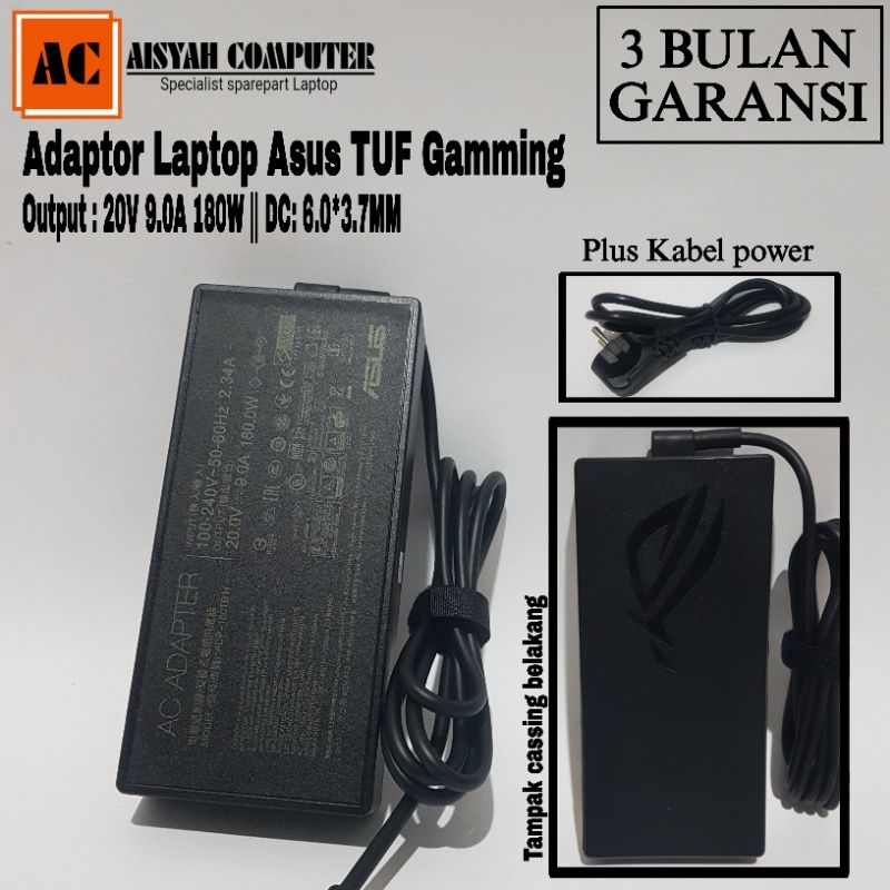 Asus TUF อะแดปเตอร์ชาร์จแล็ปท็อป รุ่น ADP-180TB H 180W | Shopee Thailand