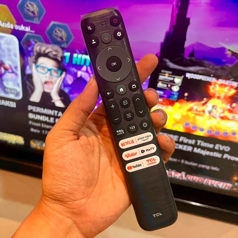 Tcl ใหม่ต้นฉบับ TCL TV REMOTE MODEL RC813 TCL ใหม่ ORIGINAL ANDROID SMART TV REMOTE | Shopee ...