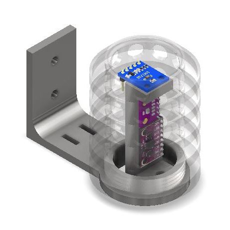 Gy-bme280 BME280 CJMCU-811 CCS811 Sensor Case พร้อม BH1750 Ambient ...