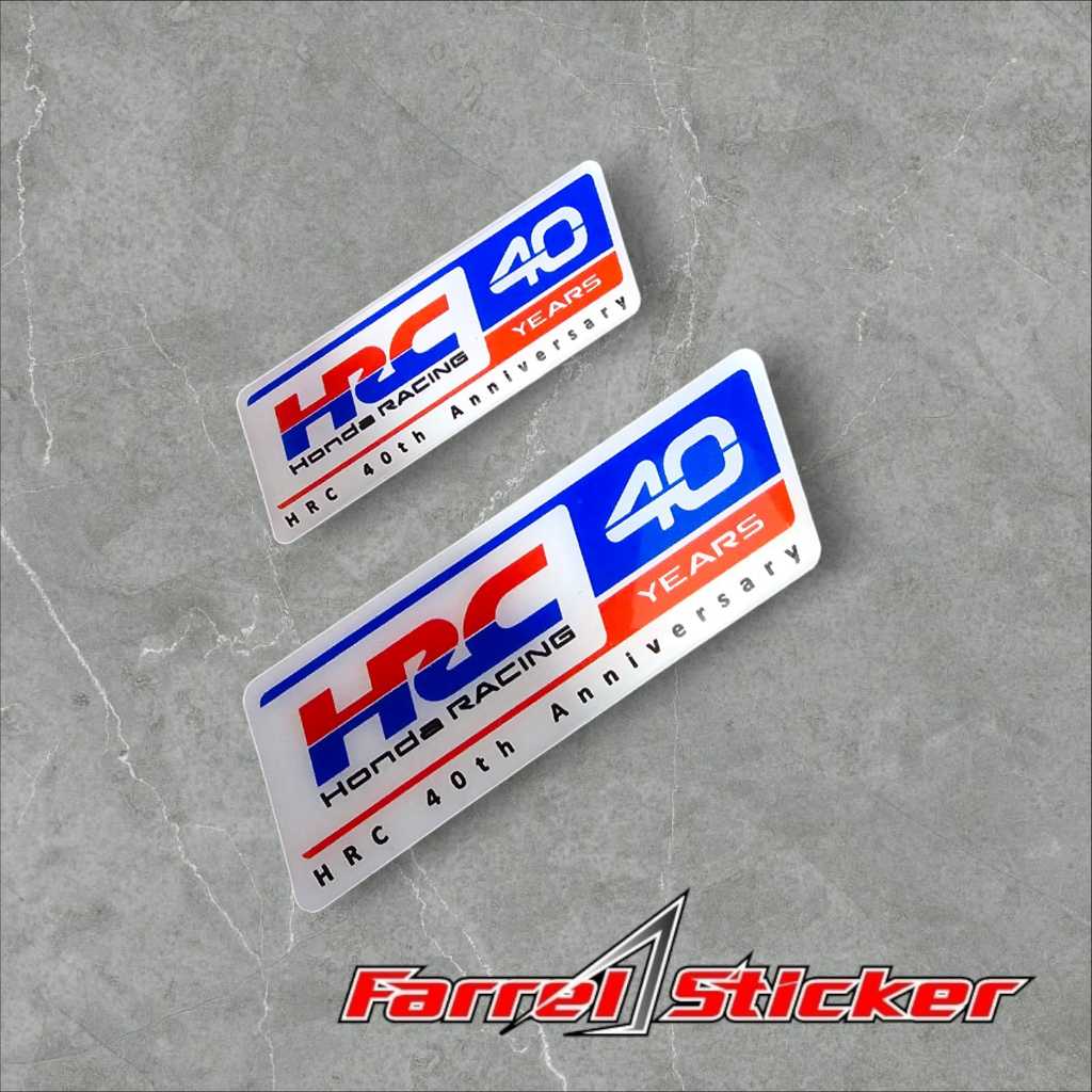 สัญลักษณ์ครบรอบ 40 ปี HONDA HRC นูน 3 มิติ | Shopee Thailand