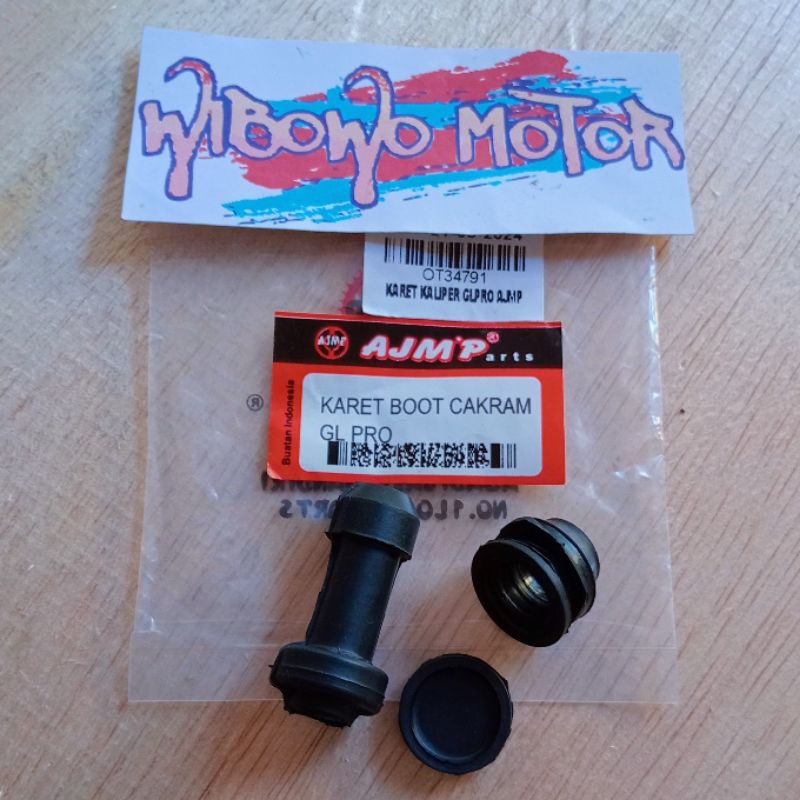 Rubber BOOT แผ่นคาลิปเปอร์ลําไส้ HONDA GL PRO ยี่ห้อ AJMP | Shopee Thailand
