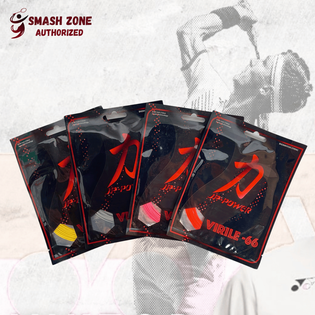 Original JP Power Virile 66 สายแบดมินตันไม้แบดมินตัน String Gauge 0.66 ...