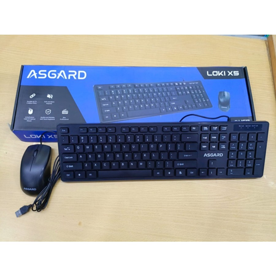 Asgard LOKI X5. คีย์บอร์ด เมาส์ | Shopee Thailand