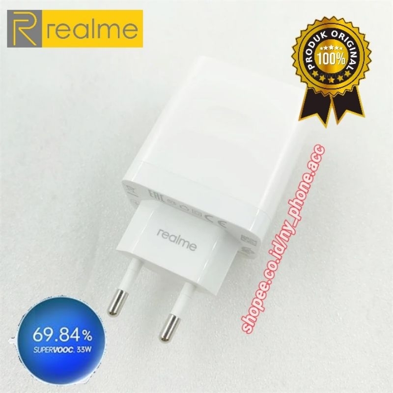 Realme 33W ADAPTER/ SUPERVOOC หัวชาร์จเชลล์ | Shopee Thailand