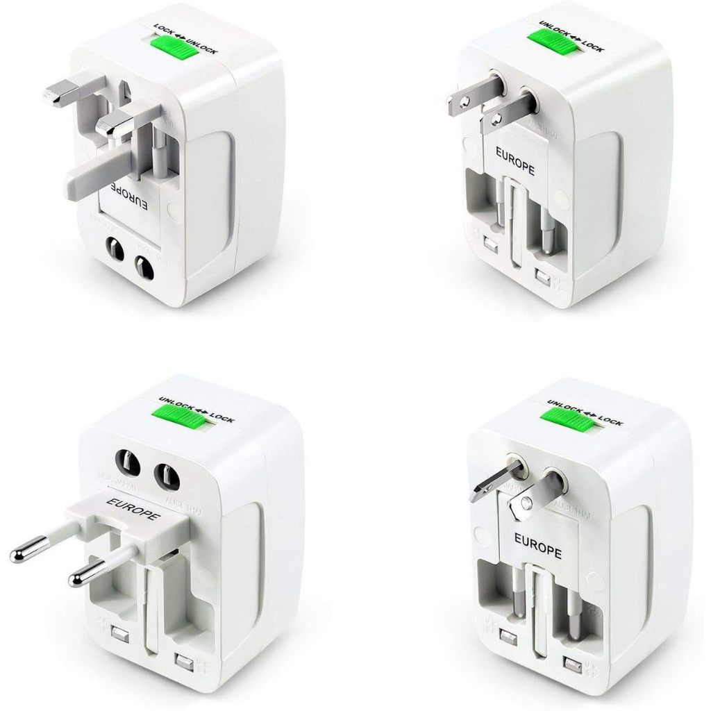 ปลั๊กเดินทางใหม่ อะแดปเตอร์ UNIVERSAL / Surge PROTECTOR Worldwide All ...