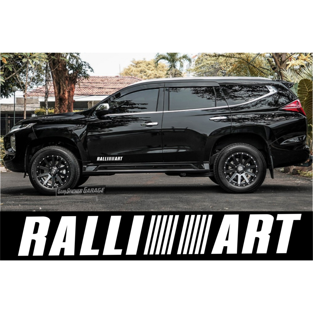 สติกเกอร์ pajero sport สติกเกอร์ ralliart ralli art อุปกรณ์เสริม pajero ...