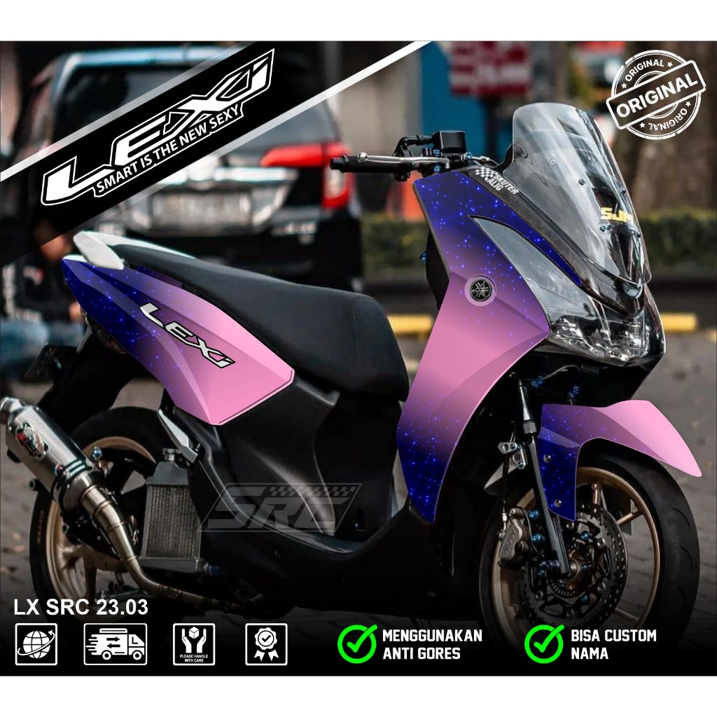 Yamaha LEXI Full Body Decal สติกเกอร์ Yamaha LEXI 125 Full Body Star ...