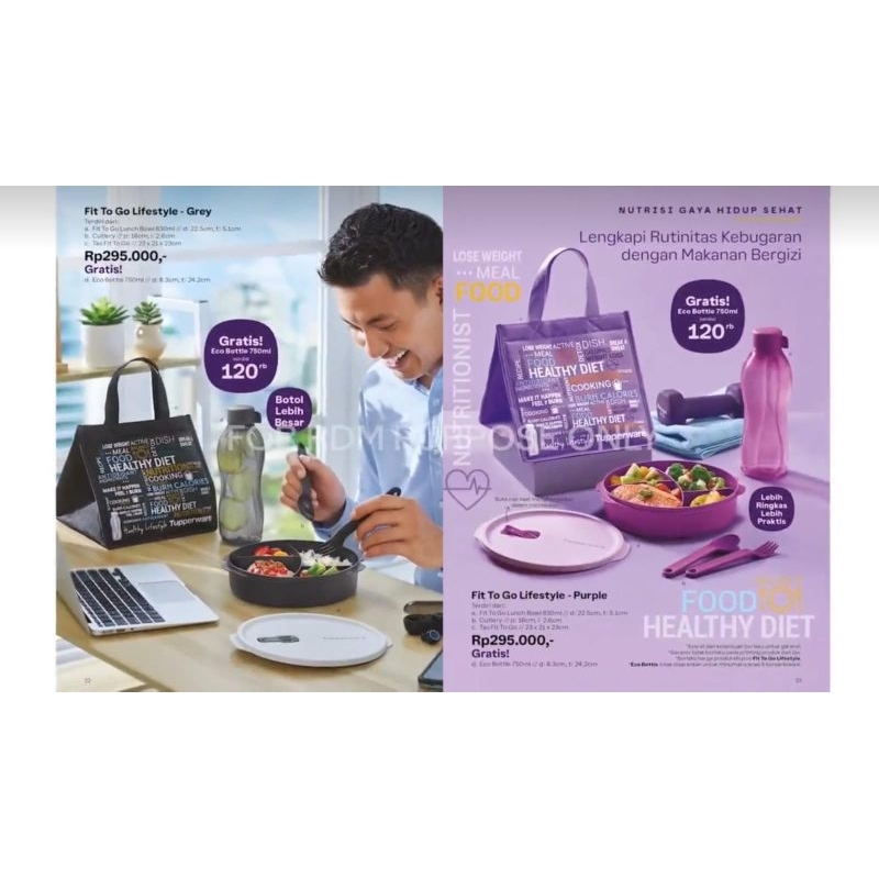 Fit To Go Lunch Set Tupperware | Shopee Thailand