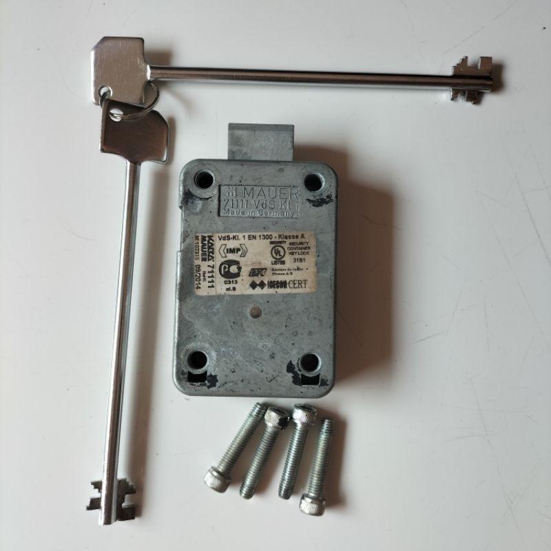 Dormakaba MAUER Safe Lock Safe Block Lock 16cm (SECOND/มือสอง) | Shopee ...