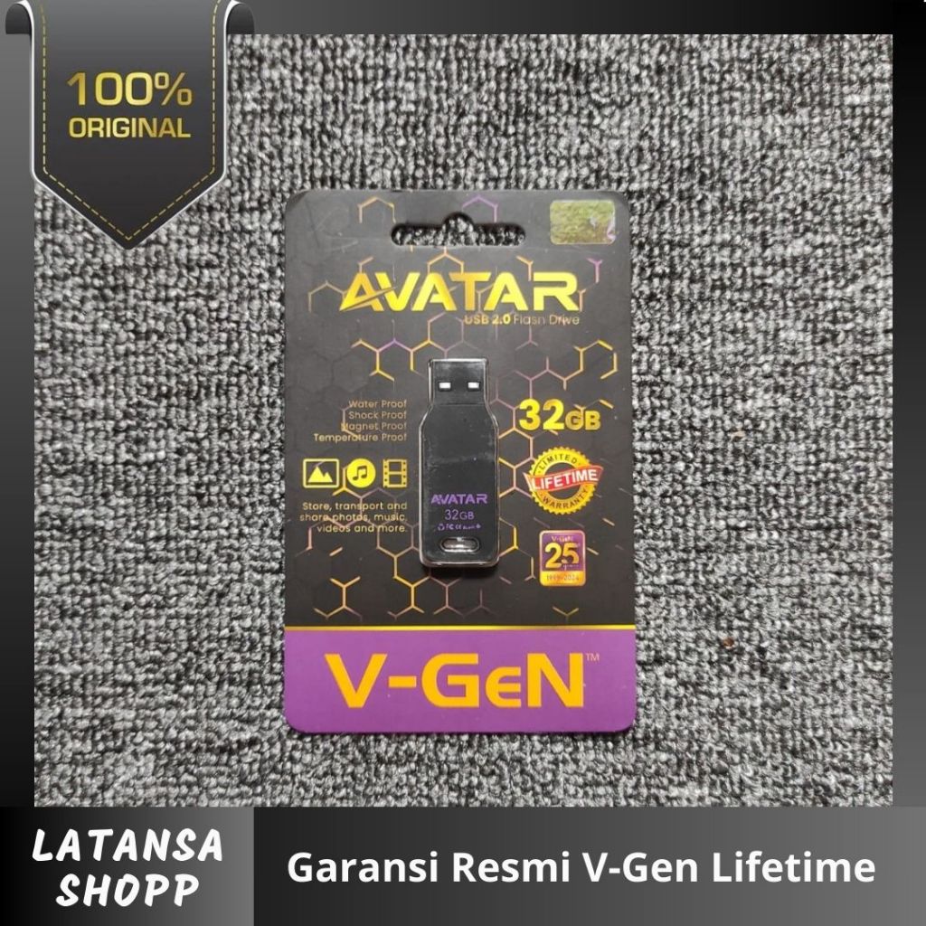 Flashdisk V-GeN 32GB AVATAR Series รับประกันตลอดอายุการใช้งาน | Shopee ...