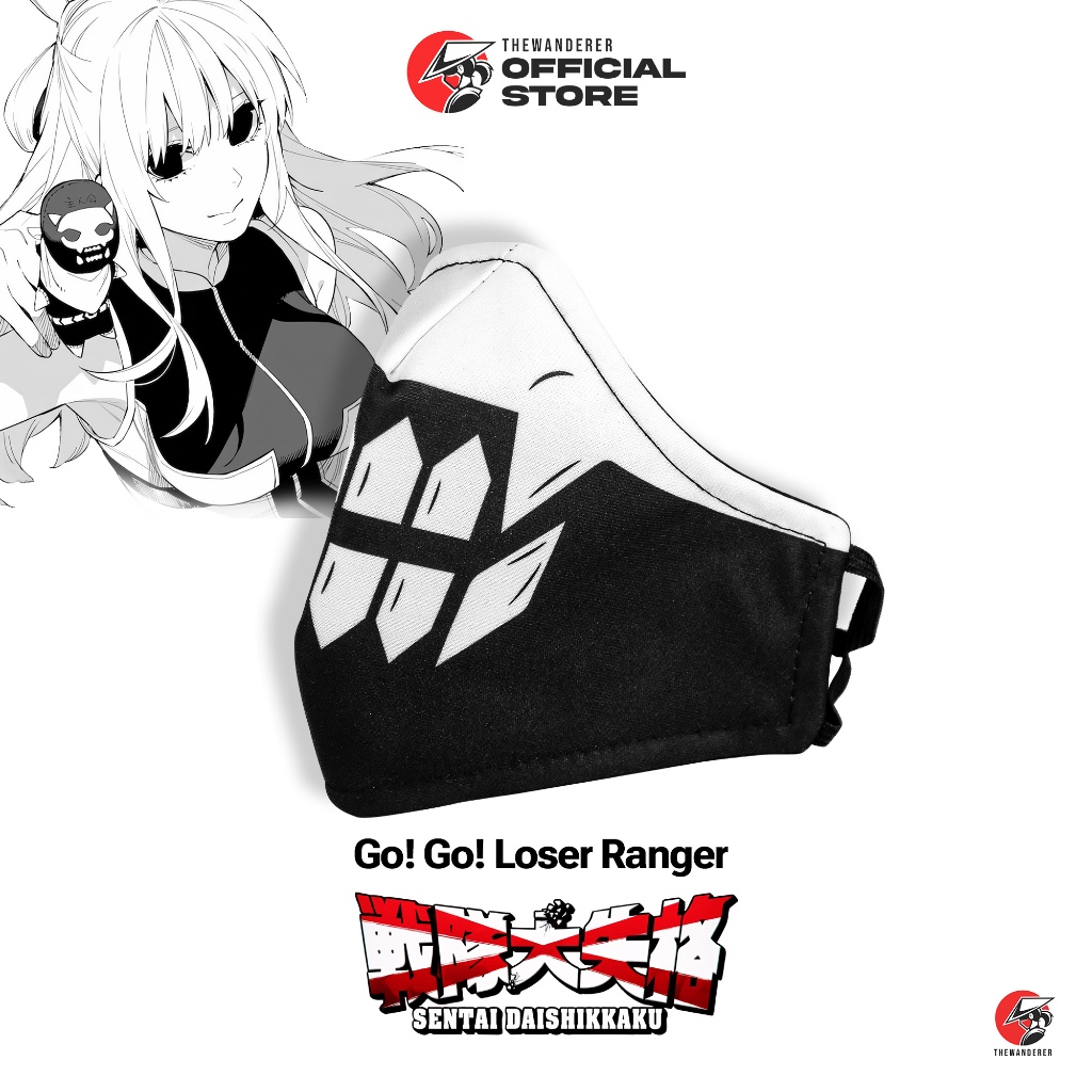 Thewanderer Go Go Loser Ranger Mask เกมอนิเมะ FULLPRINT+ 3 ชั้น [PO ...