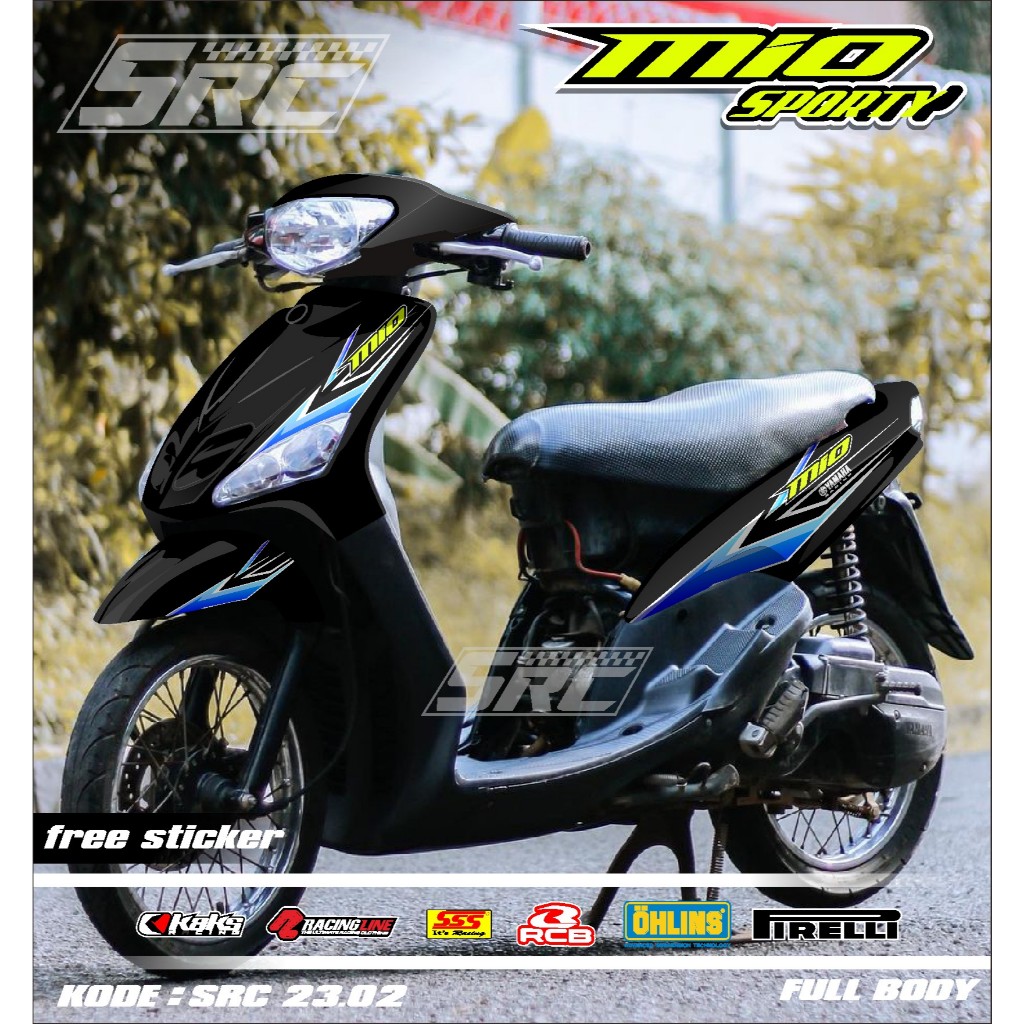 สติ๊กเกอร์รูปลอก Full Body Yamaha Mio Sporty 2005 2006 2007 2008 2009 ...
