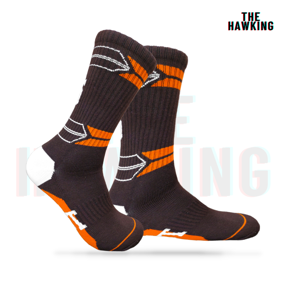 The HAWKING - ถุงเท้า Happy Terry พร้อม SPORT Motif 5 - HT25 | Shopee ...