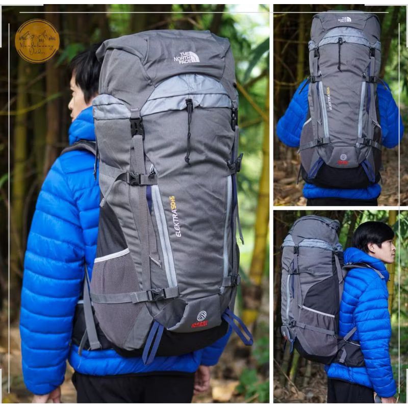 กระเป๋าใส Mitra - 50 ลิตร Keril Bag Elextra Mountain Backpack 55+5L Mens Outdoor Hiking Camping ...