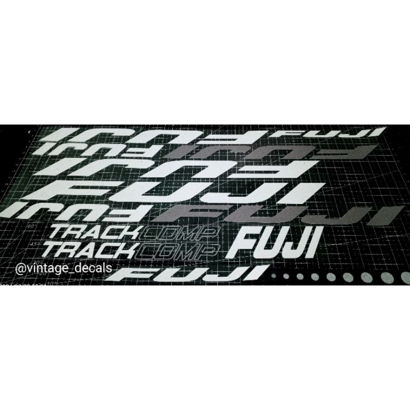 สติ๊กเกอร์ทดแทน Fuji track comp | Shopee Thailand