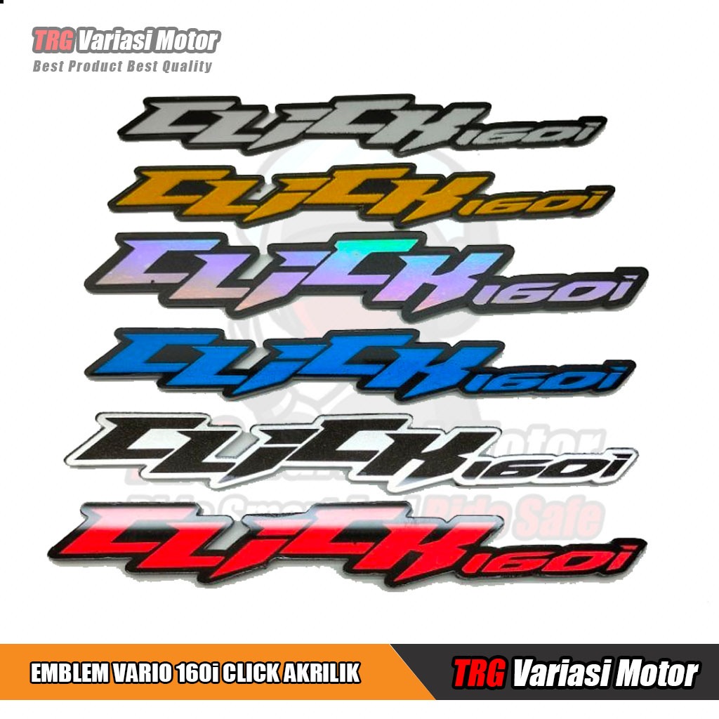 Emblem Vario 160 Click 160i อะคริลิคนูน 2 มม. โฟมเทป Doube ฟรี | Shopee ...