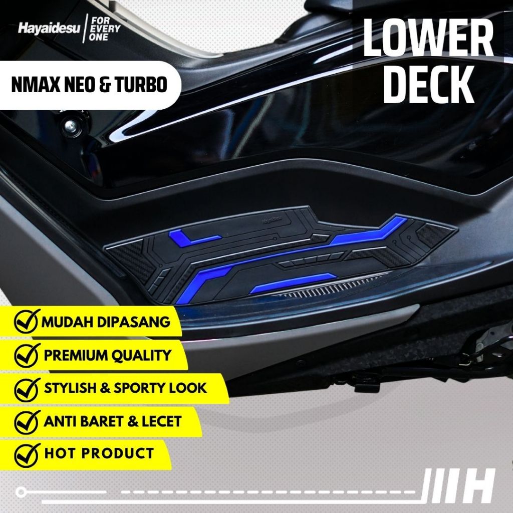 Yamaha NMAX NEO & TURBO Motor Body Lower Deck Cover-HAYAIDESU | Shopee ...