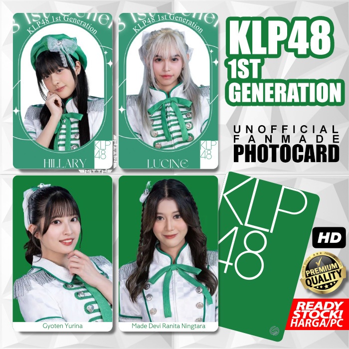 การ์ดสะสมการ์ดภาพถ่าย KLP48 รุ่นที่ 1 2024 รุ่นที่ 1 | Shopee Thailand