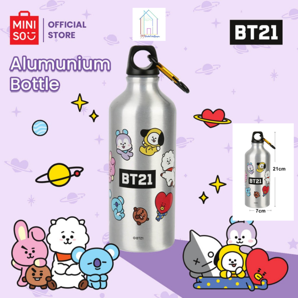 Miniso x BT21 Special Edition Collection Tumbler Bottle ความจุขนาดใหญ่ ...