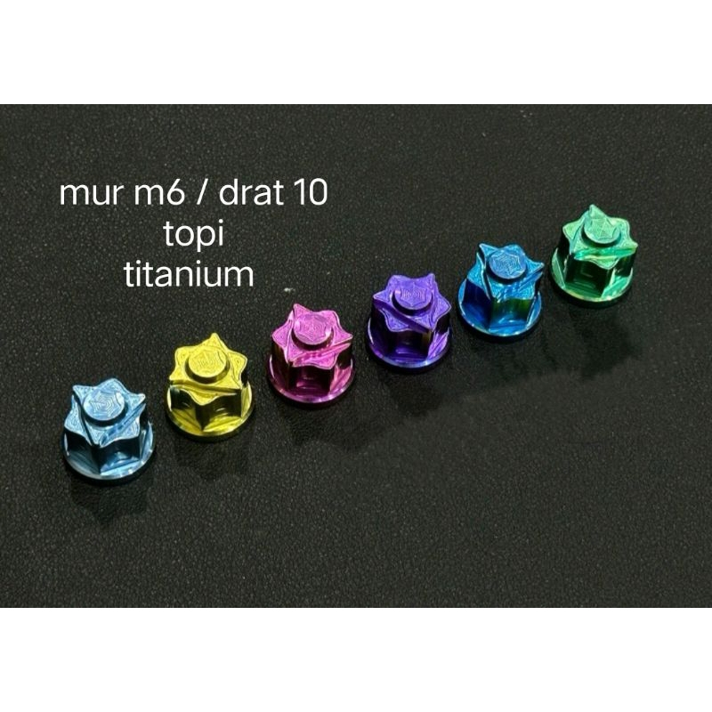 Live - TITANIUM MUR M6 DRAT 10 HAT MODELS (1 NUT) / ORIGINAL VIETAM GR5 ...