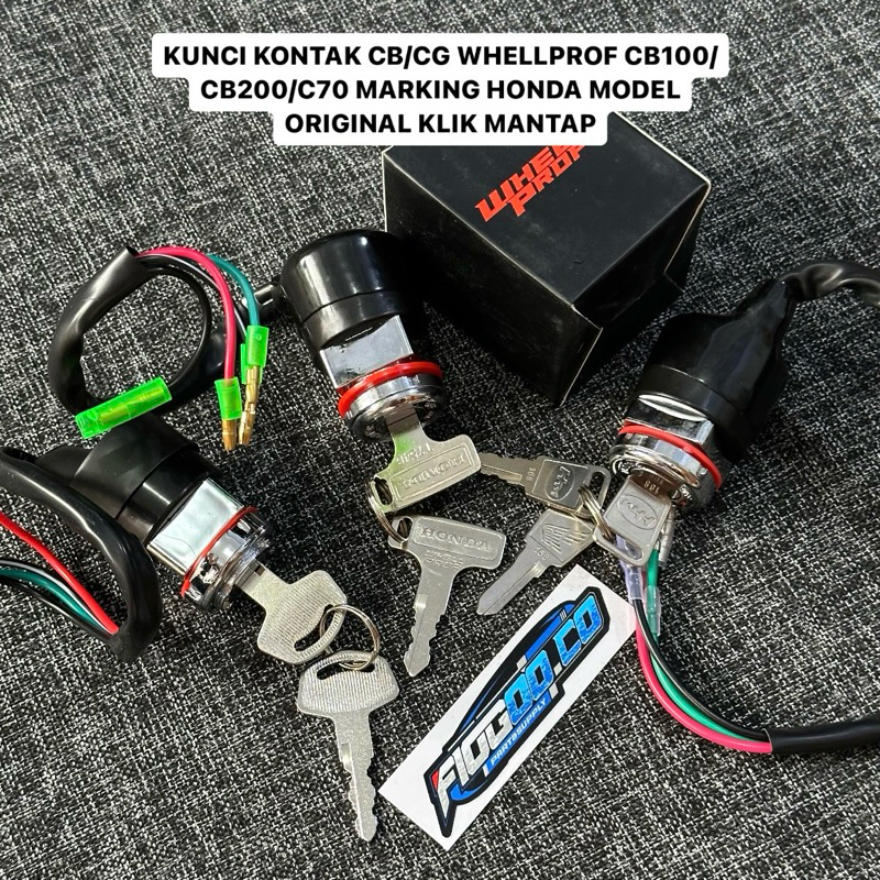 CB/GG/CB200 CONTACT KEY นําเข้าโลโก้ HONDA ORIGINAL CB KEY WHELLPROFF ...